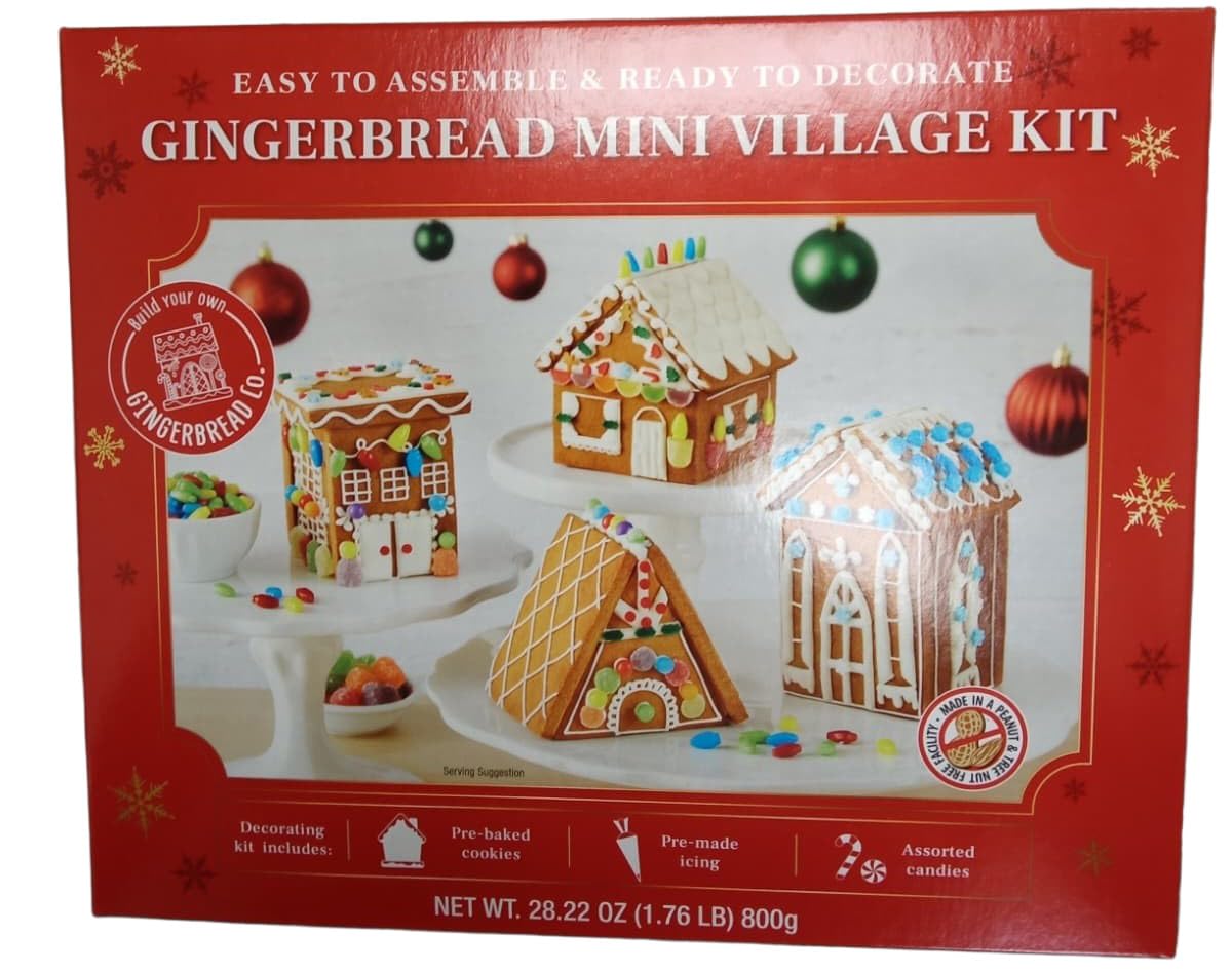 Taboom Gingerbread Mini Village Kit Set of 4 – Taboom Candy